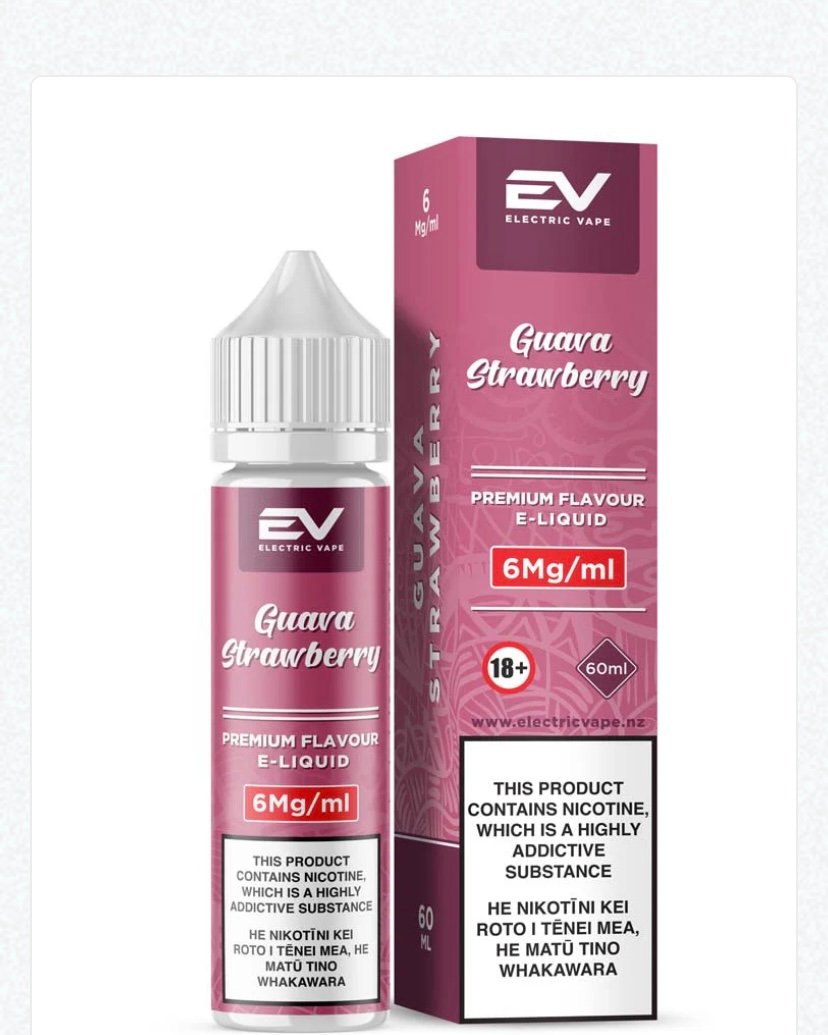 (Iced Edition)GUAVA STRAWBERRY E-LIQUID - Just Vapes Australia